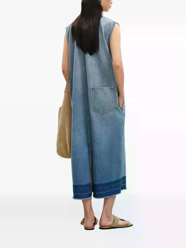 LESS Denim Midi Dress