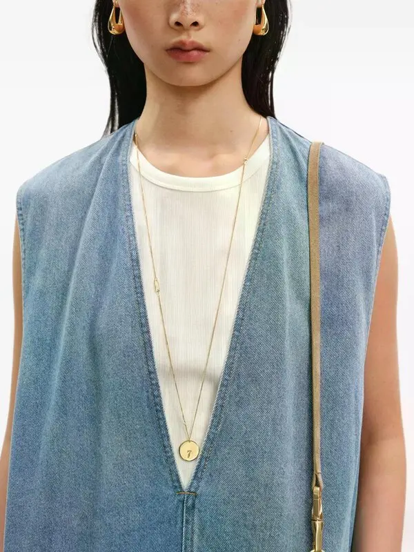 LESS Denim Midi Dress