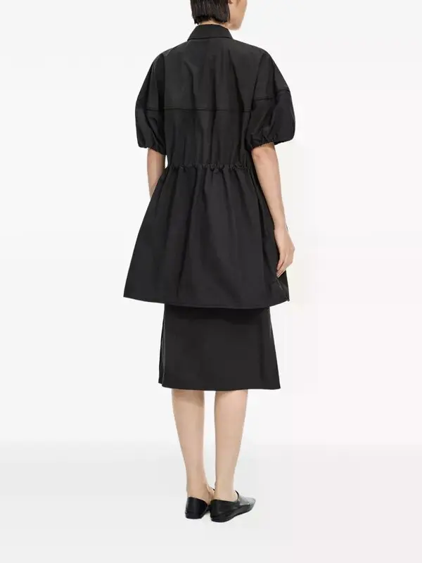 JNBY Drawstring Puff-sleeve Dress