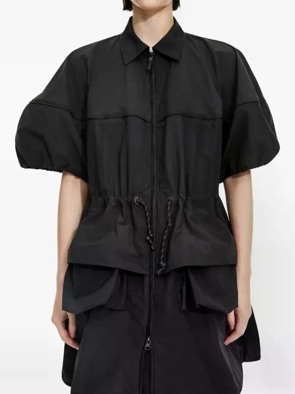 JNBY Drawstring Puff-sleeve Dress