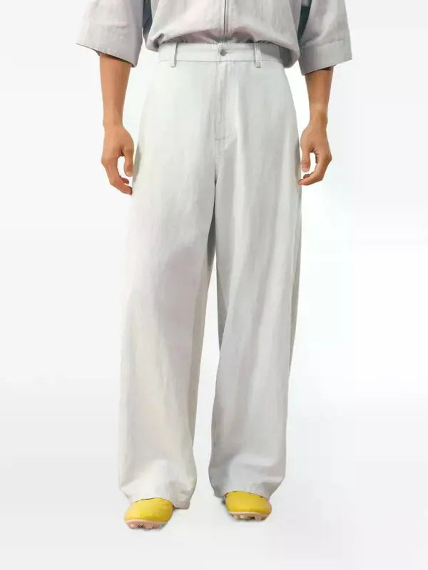 CROQUIS Two-tone Panelled Trousers