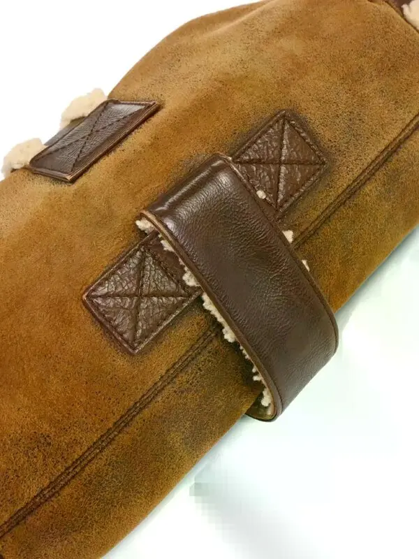 Dior Shearling Flight Handbag
