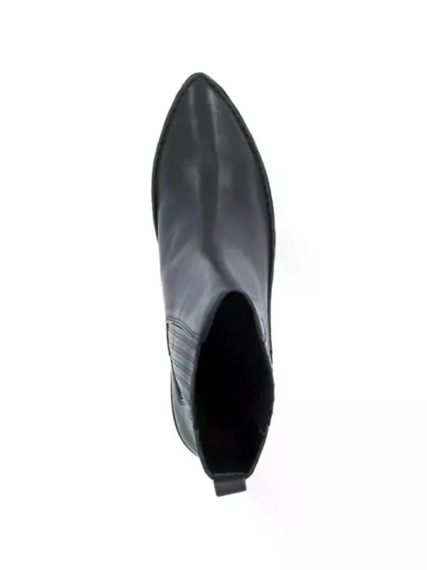 Tory Burch Pointed Toe Chelsea Boots With Wedge Heel