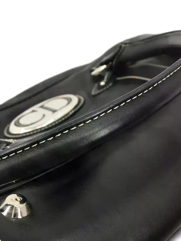 Dior 2006 Leather Top-handle Tote Bag