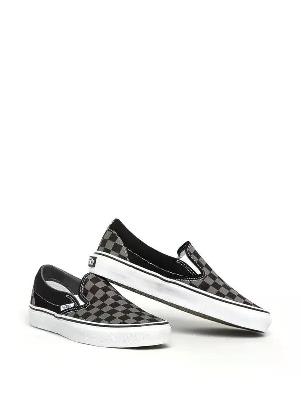 VANS Checked Slip-on Sneakers - Black