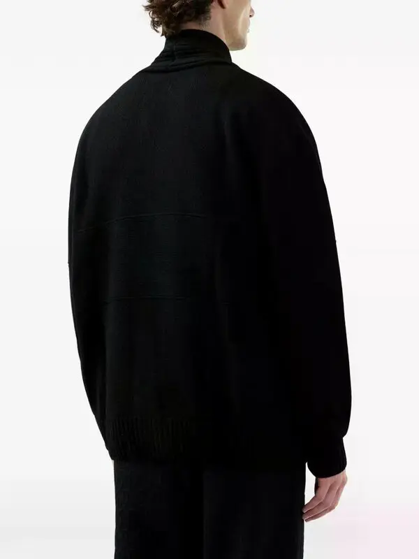 Gcds Shawl Collar Buttoned Cardigan