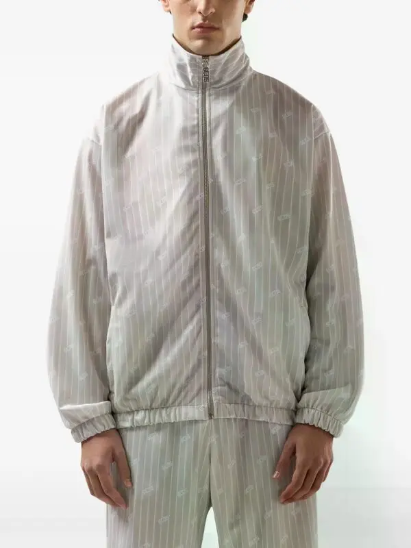 Gcds Pinstripe Windbreaker - Neutrals