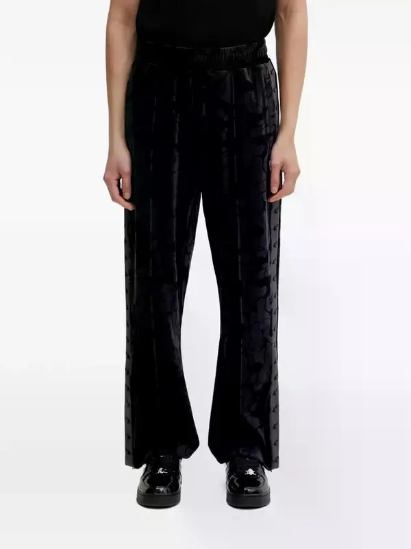 A BATHING APE Camouflage-pattern Trousers - Black