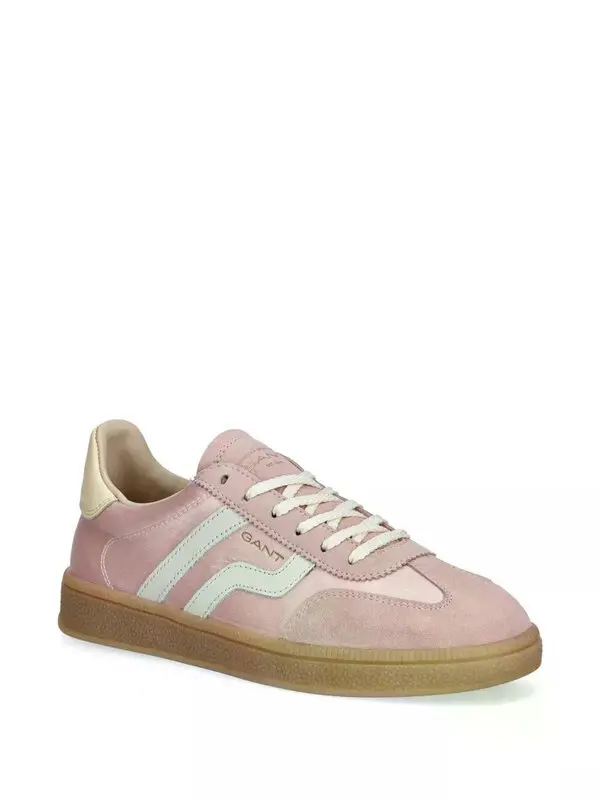 Gant Panelled Stripe Detail Sneakers - Pink