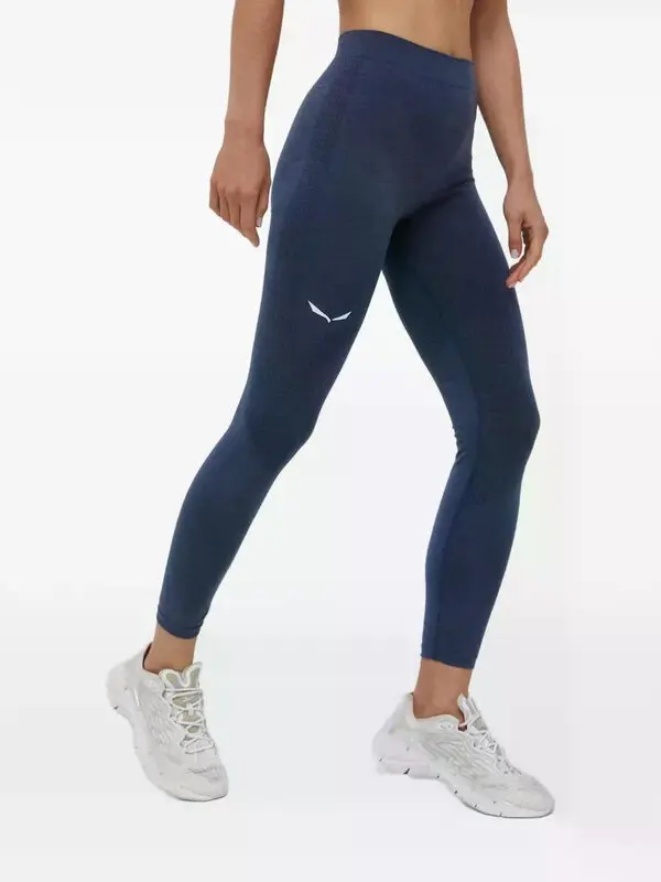 SALEWA Zebru Responsive Logo-detail Leggings - Blue