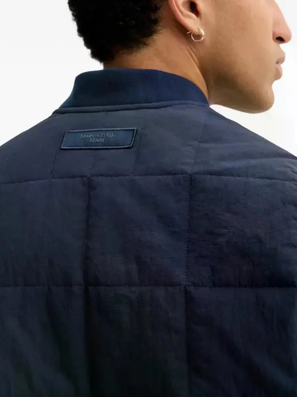 Marc O'polo Quilted Water-repellent Jacket - Blue