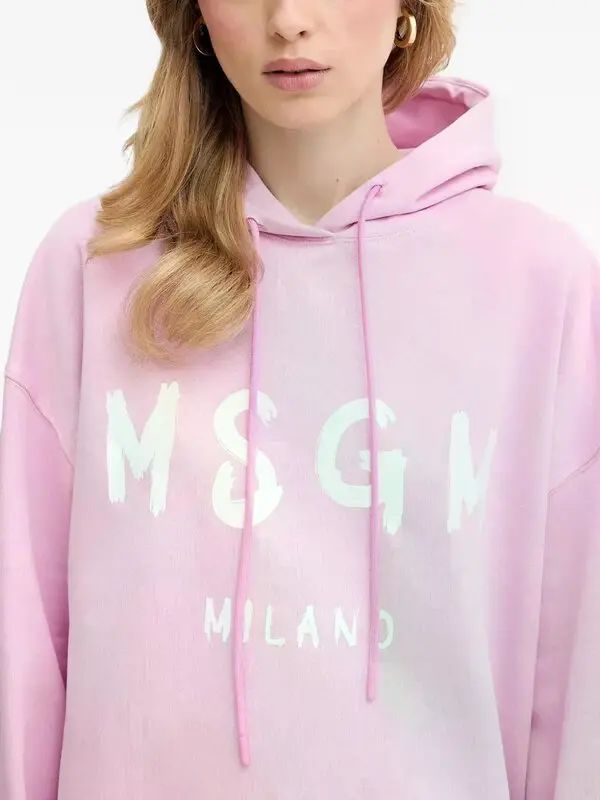 MSGM Logo Detail Hoodie