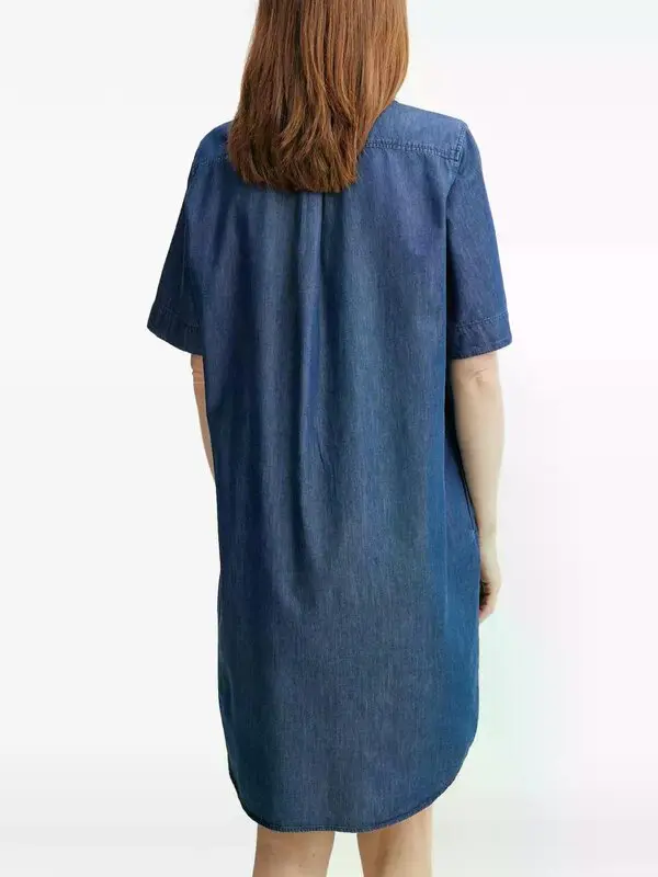 Marc O'polo Short Sleeve Collared Mini Dress
