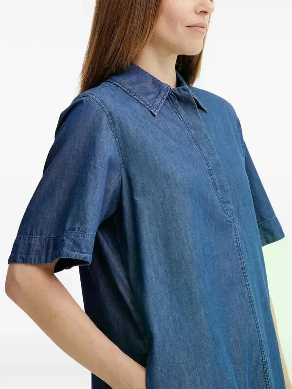 Marc O'polo Short Sleeve Collared Mini Dress