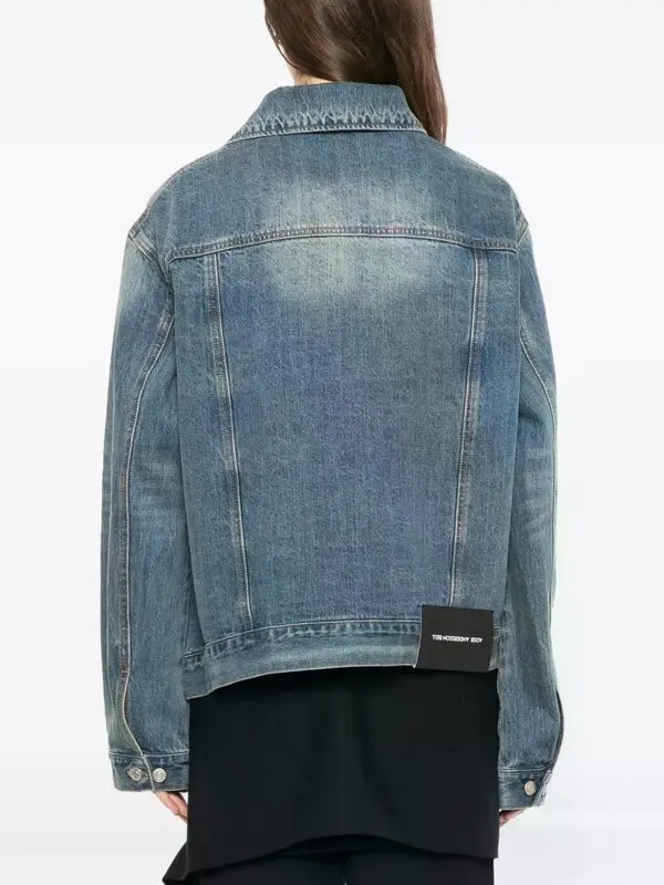 Andersson Bell Asymmetric Layered Denim Jacket