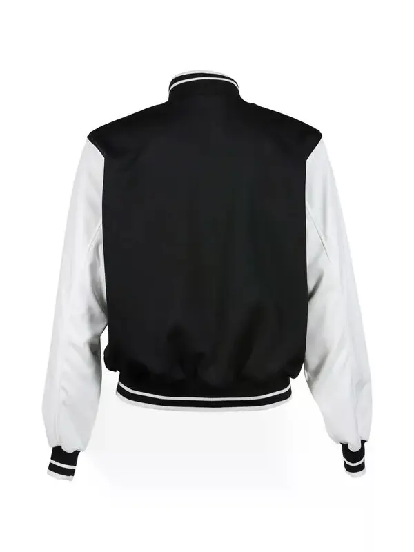 SAINT MXXXXXX Rib-knit Baseball Jacket