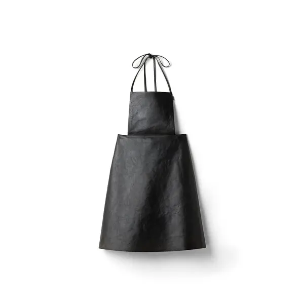 Miu Miu Leather Apron - Black