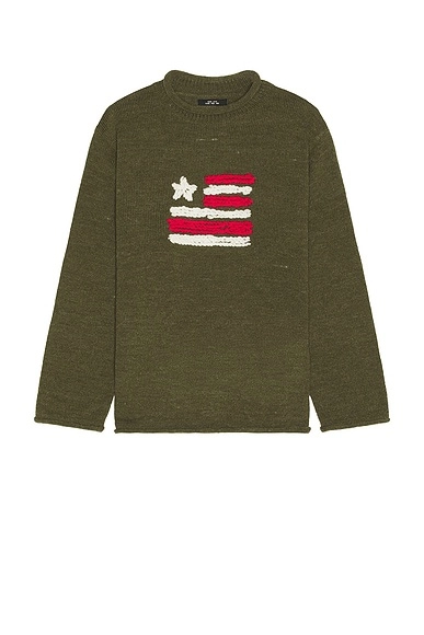 RICE NINE TEN Knitted Roll Neck Sweater