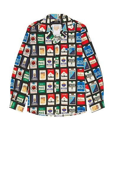 RICE NINE TEN Ciggy Open Collar Shirt