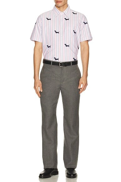Thom Browne Straight Fit Allover Hector Shirt - Multi