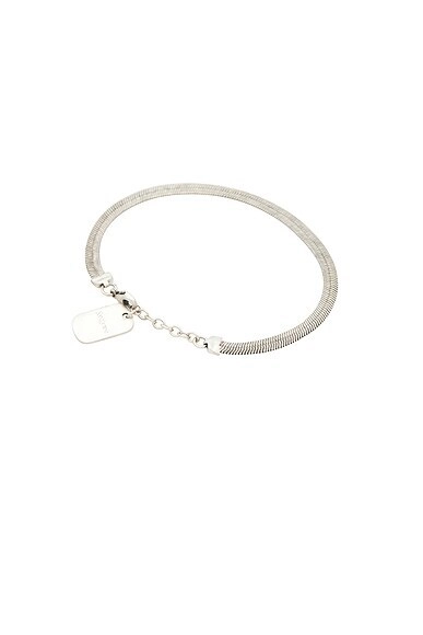 Saint Laurent Flat Snake Chain Bracelet