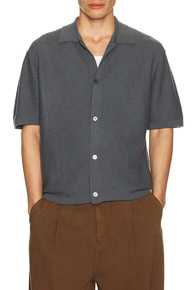 FRAME Cardigan Sweater - Blue Grey