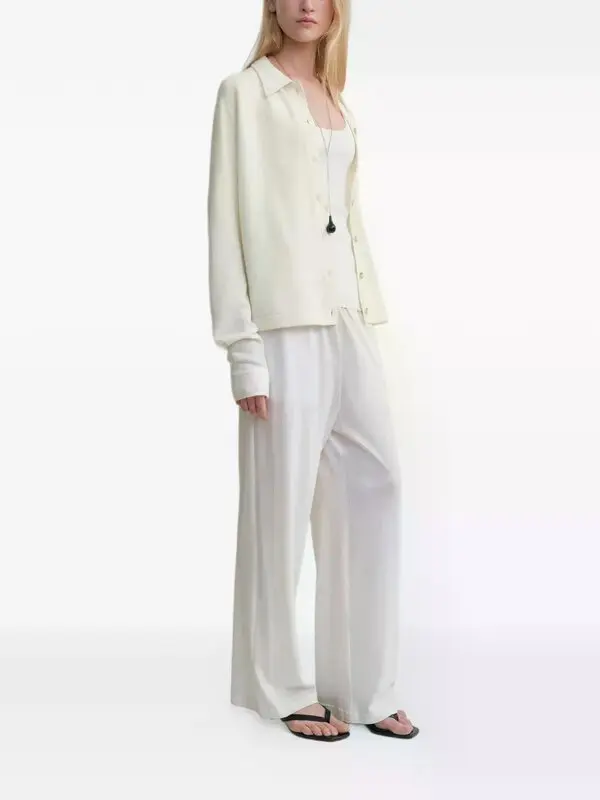 TOTEME Raglan Sleeve Collared Cardigan