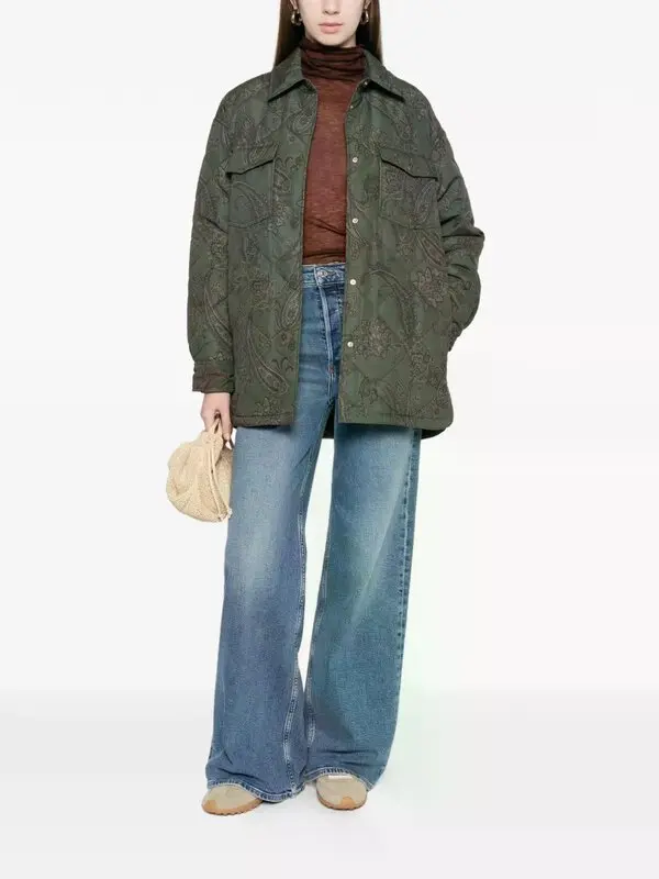 RE/DONE Belt Loops Wide Leg Jeans