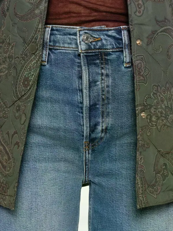 RE/DONE Belt Loops Wide Leg Jeans