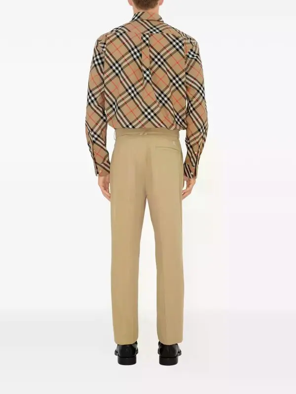 Burberry Relaxed-fit Check Cotton Poplin Shirt