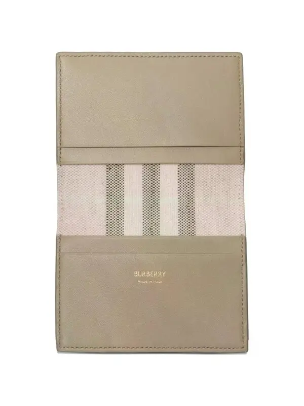 Burberry Bloomsbury Folding Card Case - Neutrals