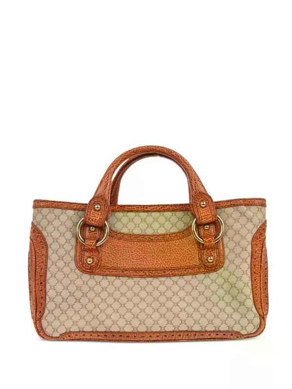 Celine Macadam Boogie Handbag - Brown