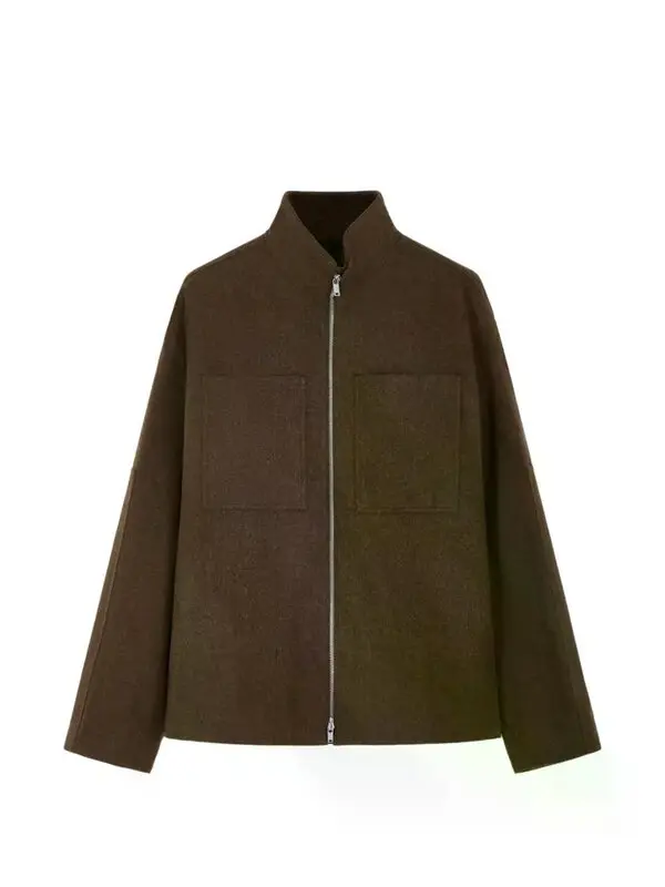 JIL SANDER Felted Zip Jacket