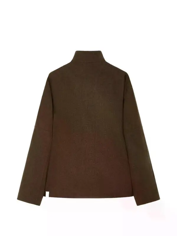 JIL SANDER Felted Zip Jacket