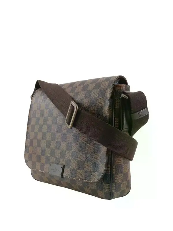 LOUIS VUITTON 2013 Damier Ebene District Pm Crossbody Bag