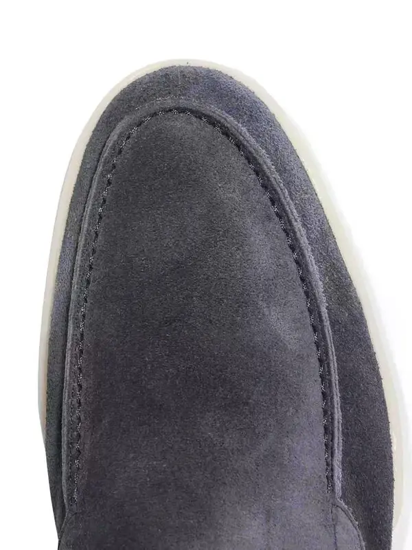 AURELIEN Yacht Suede Loafers - Blue