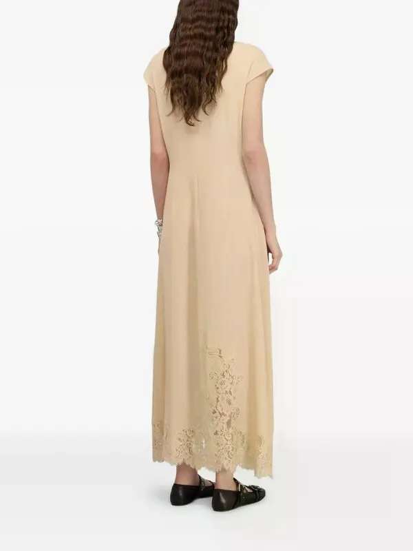 SEMICOUTURE Arcelia Dress With Lace Detail