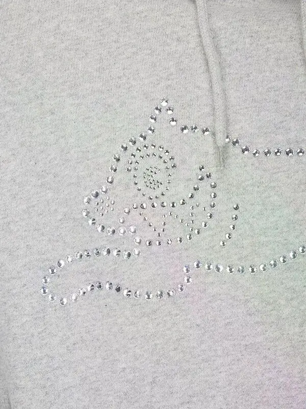 ICECREAM Crystal Embellishment Hoodie