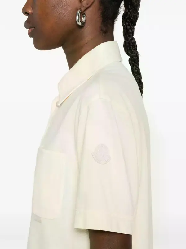 Moncler Short-sleeve Polo Top