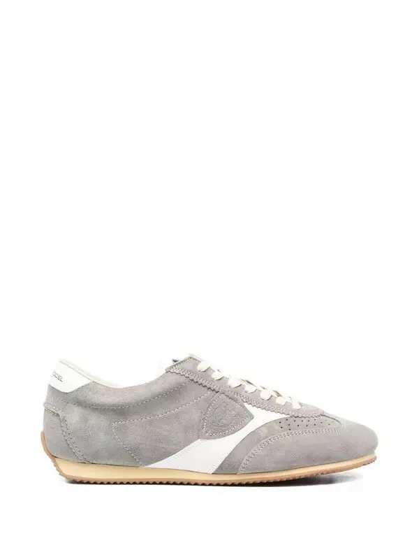 Philippe Model Panelled Leather Sneakers - Grey