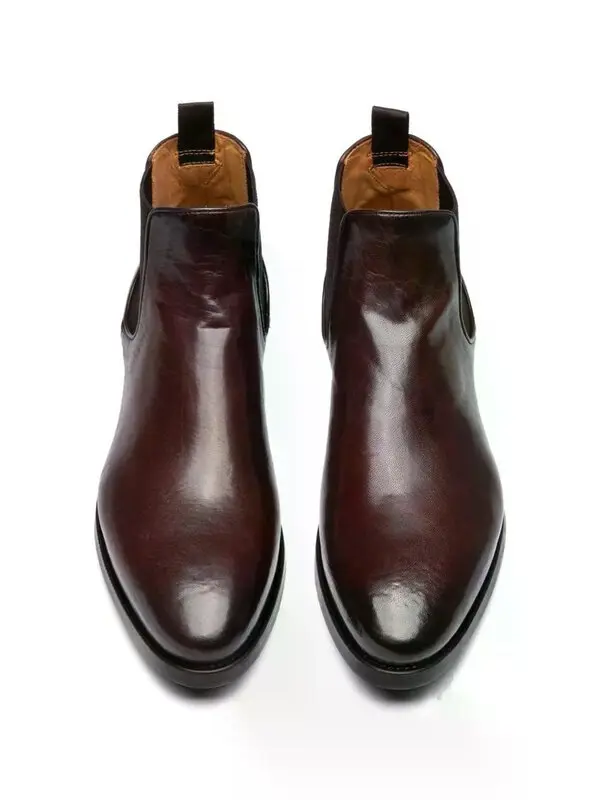 Officine Creative Elasticated Leather Chelsea Boots