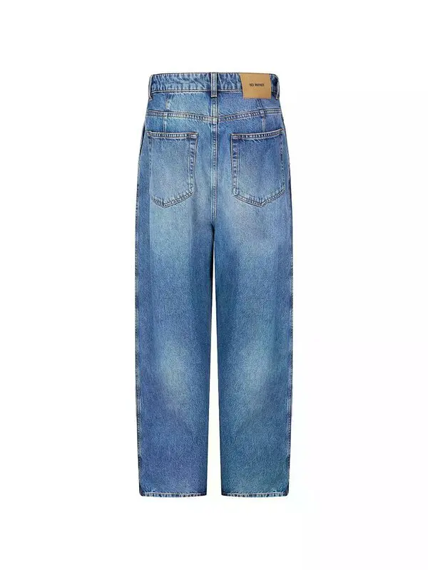 HED MAYNER Pleated Denim Jeans