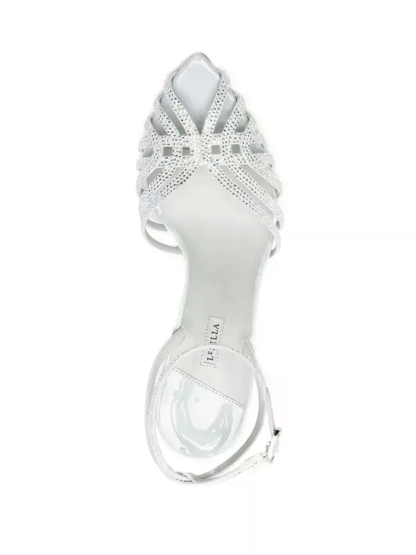 LE SILLA Embellished Ankle Strap Sandals