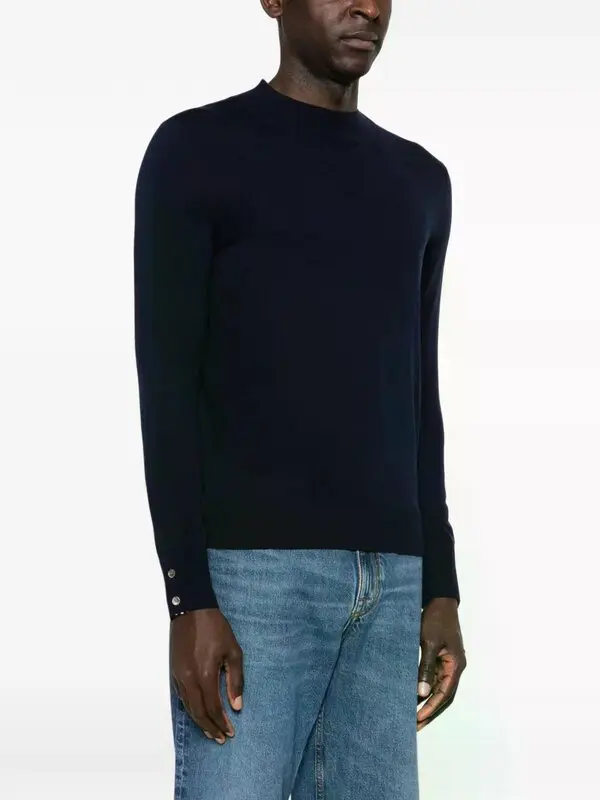 IVORY PARIS Mock Neck Long Sleeve Sweater