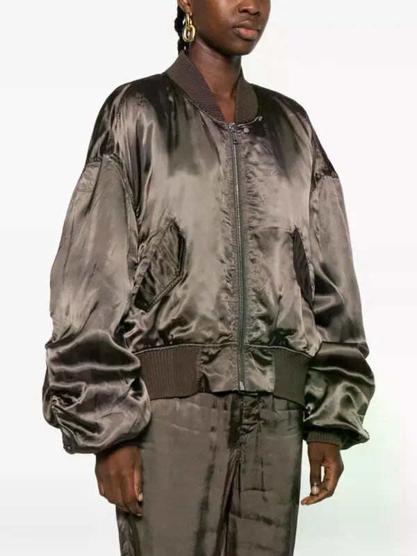 Rick Owens Bomber Jacket - Brown