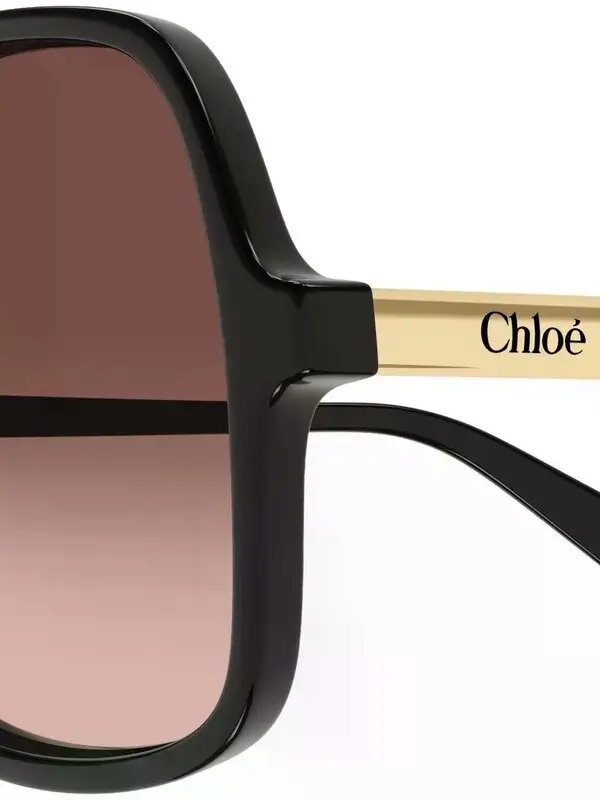 Chloé Judy Pilot Sunglasses - Black