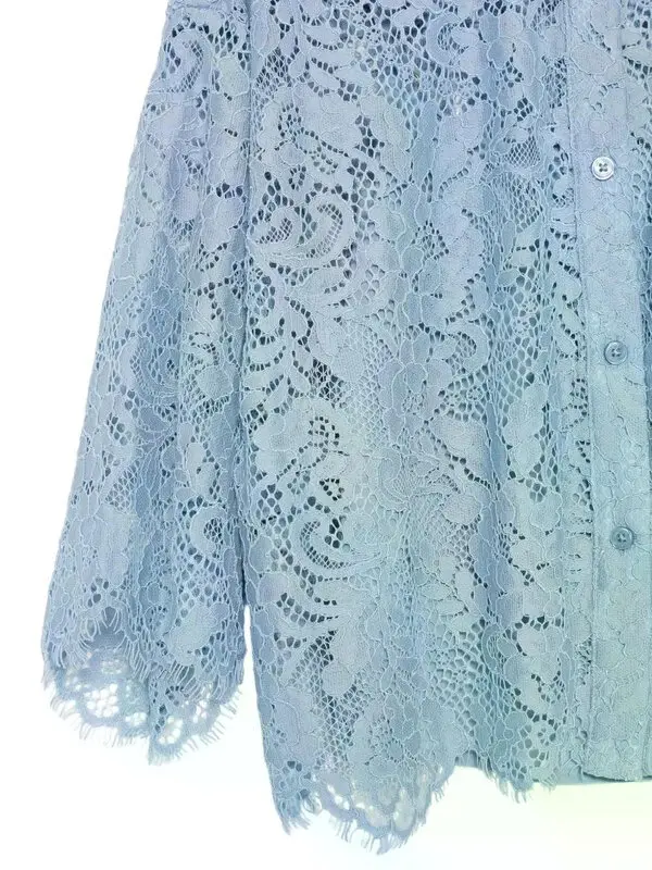 Michael Kors Lace Overlay Shirt