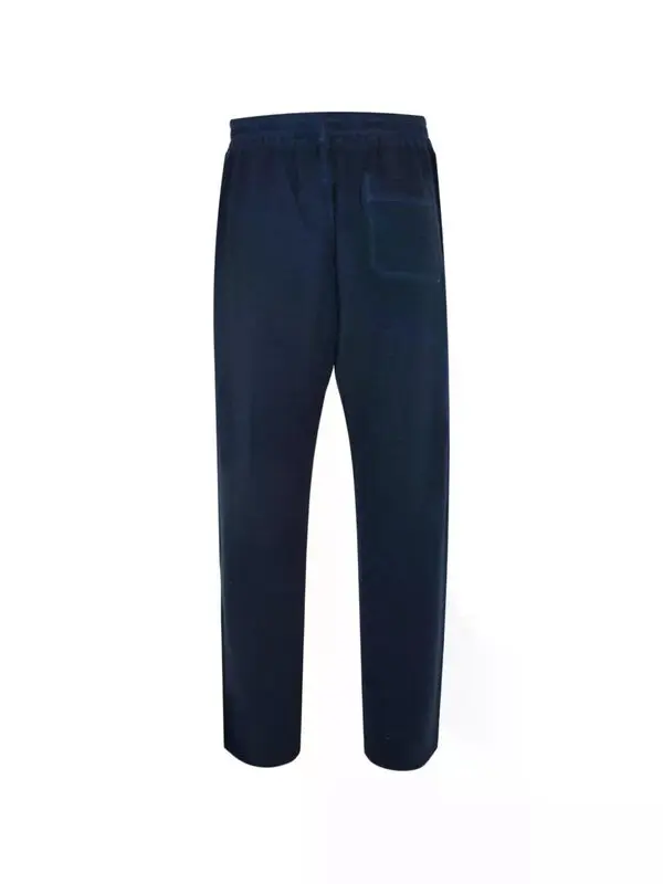120% Lino Elasticated Sweatpants - Blue