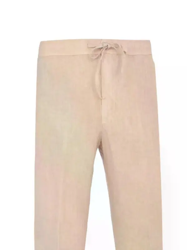 120% Lino Linen Drawstring Trousers