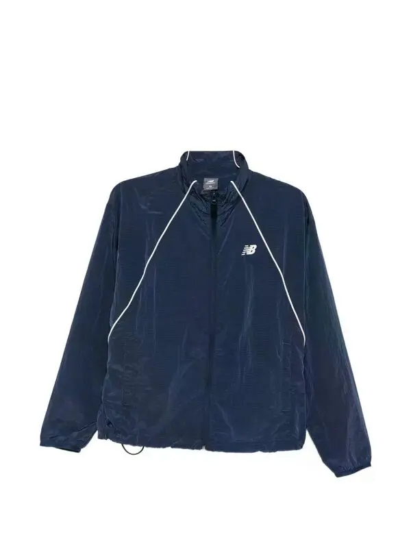 NEW BALANCE Logo Trimmed Jacket - Blue